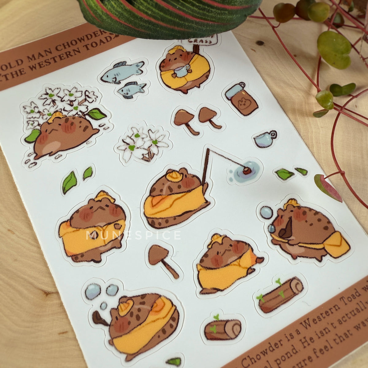 Old Man Chowder | Vinyl Sticker Sheet – Munespice